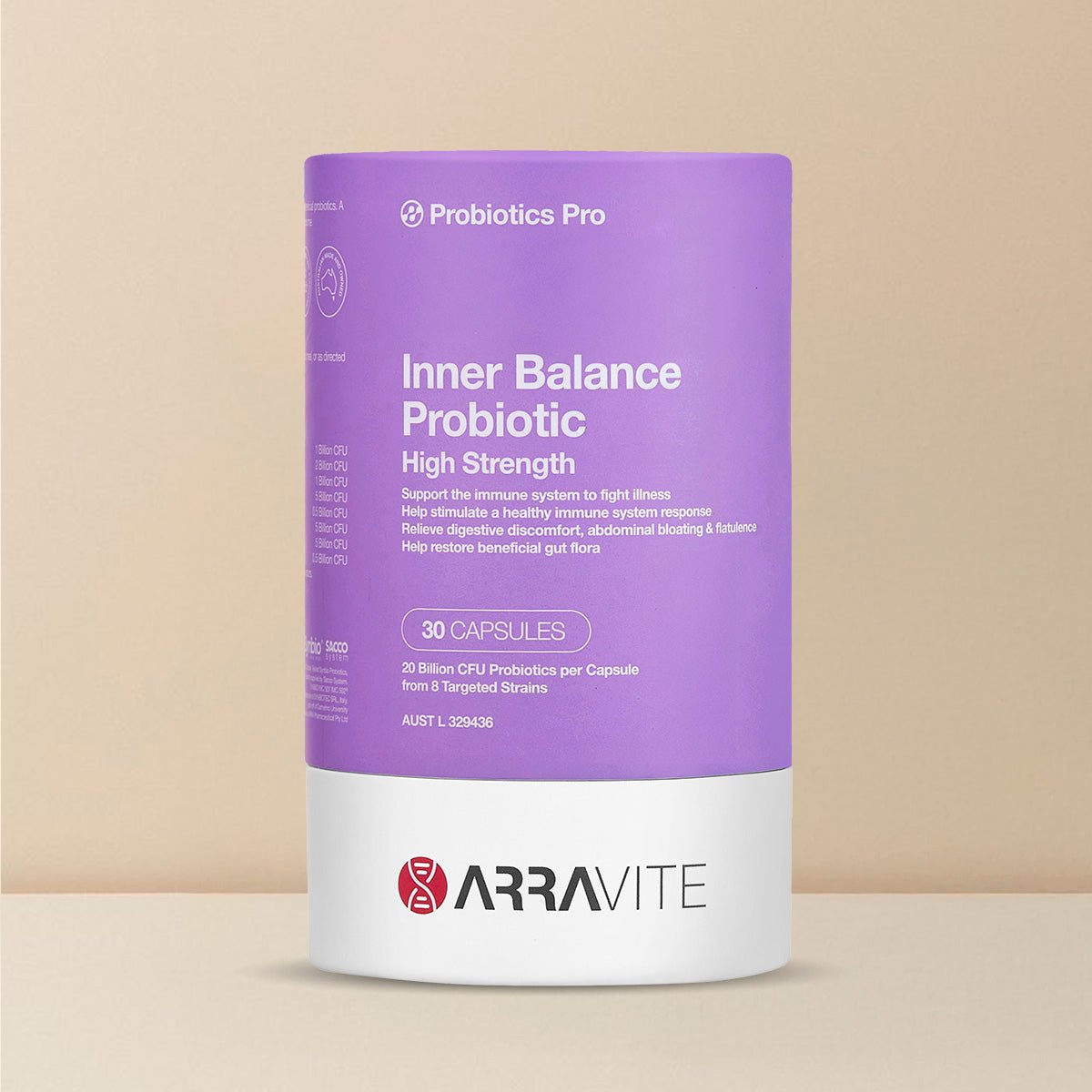 Inner Balance Probiotics High Strength - 20 Billion CFU per capsule ...